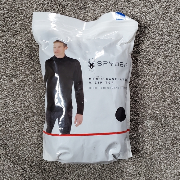 Spyder | Shirts | Spyder Baselayer 4 Zip High Performance Top | Poshmark